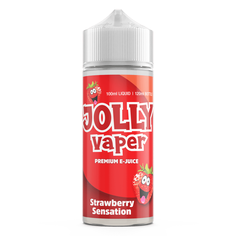 Jolly Vaper - Strawberry Sensation 120ml - UK Vape Mob