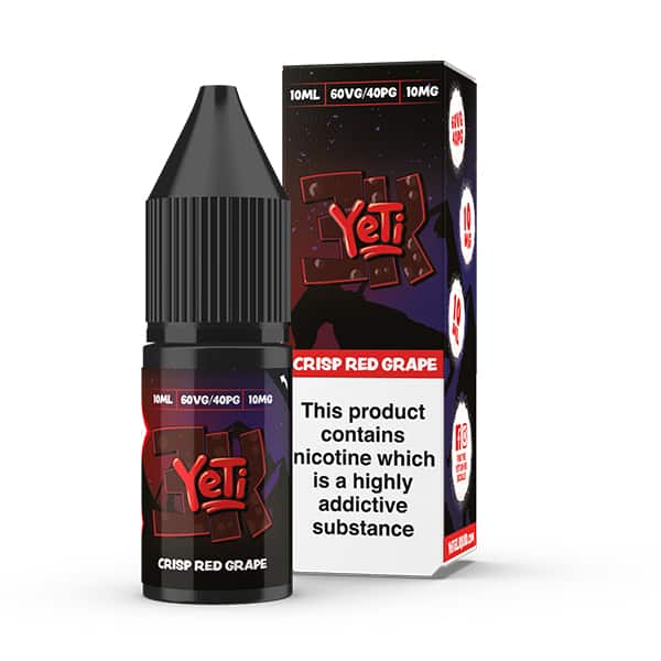 Yeti 3K - Crisp Red Grape Nic Salt - UK Vape Mob