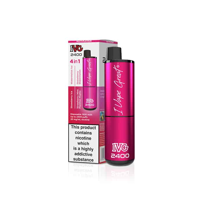 Pink Edition IVG 2400 Disposable x 5 - UK Vape Mob
