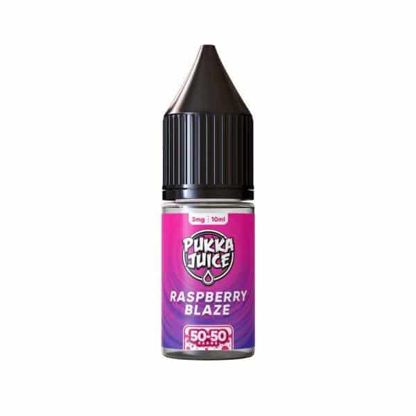 Pukka 50/50 – Raspberry Blaze - 10x10ml Box (NEW) - UK Vape Mob